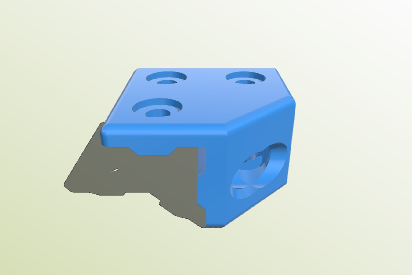 2020 extrusion overlapping corner bracket - 3DPEA