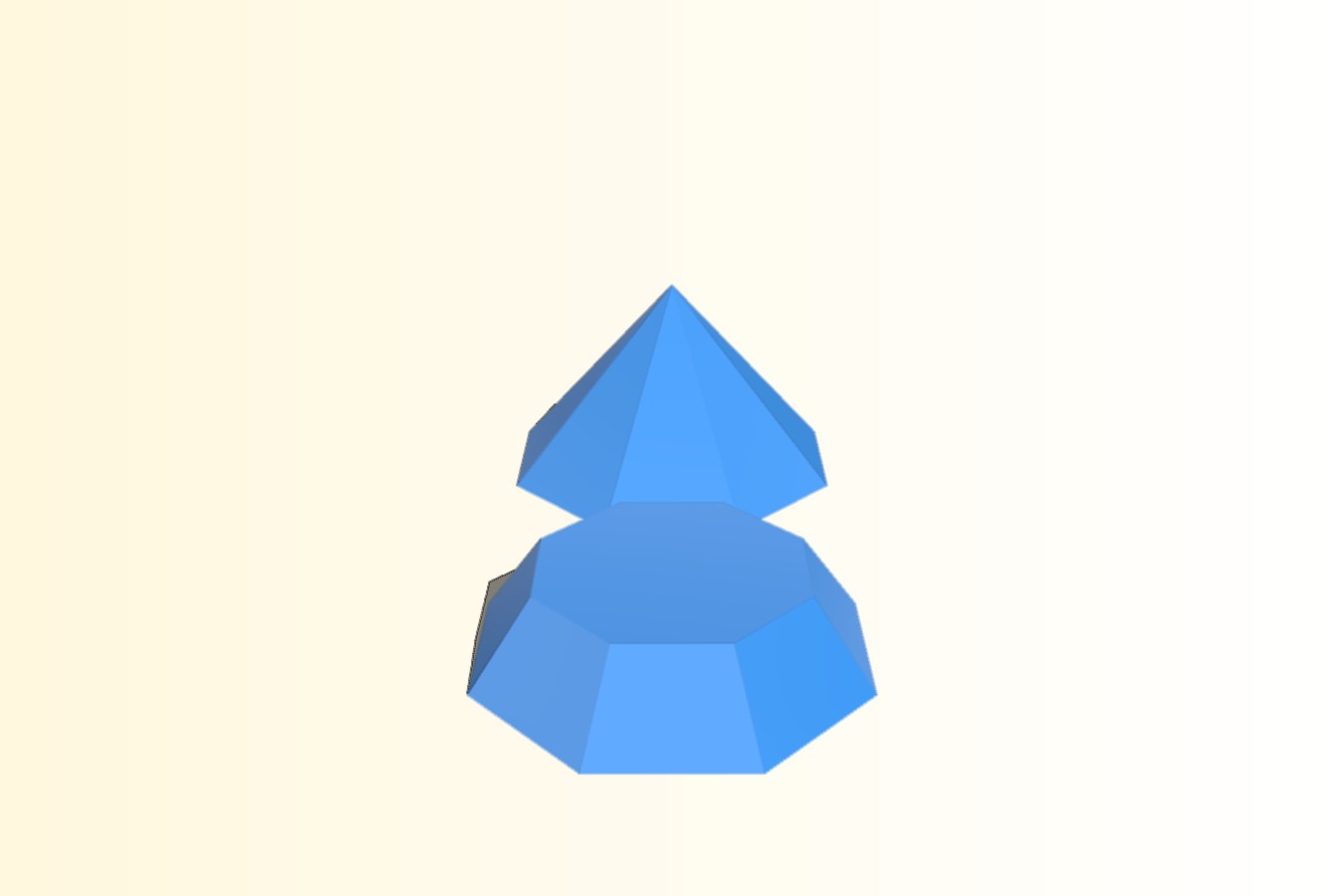 Low poly Diamond | Files to download and to 3D print for free - 3DPEA