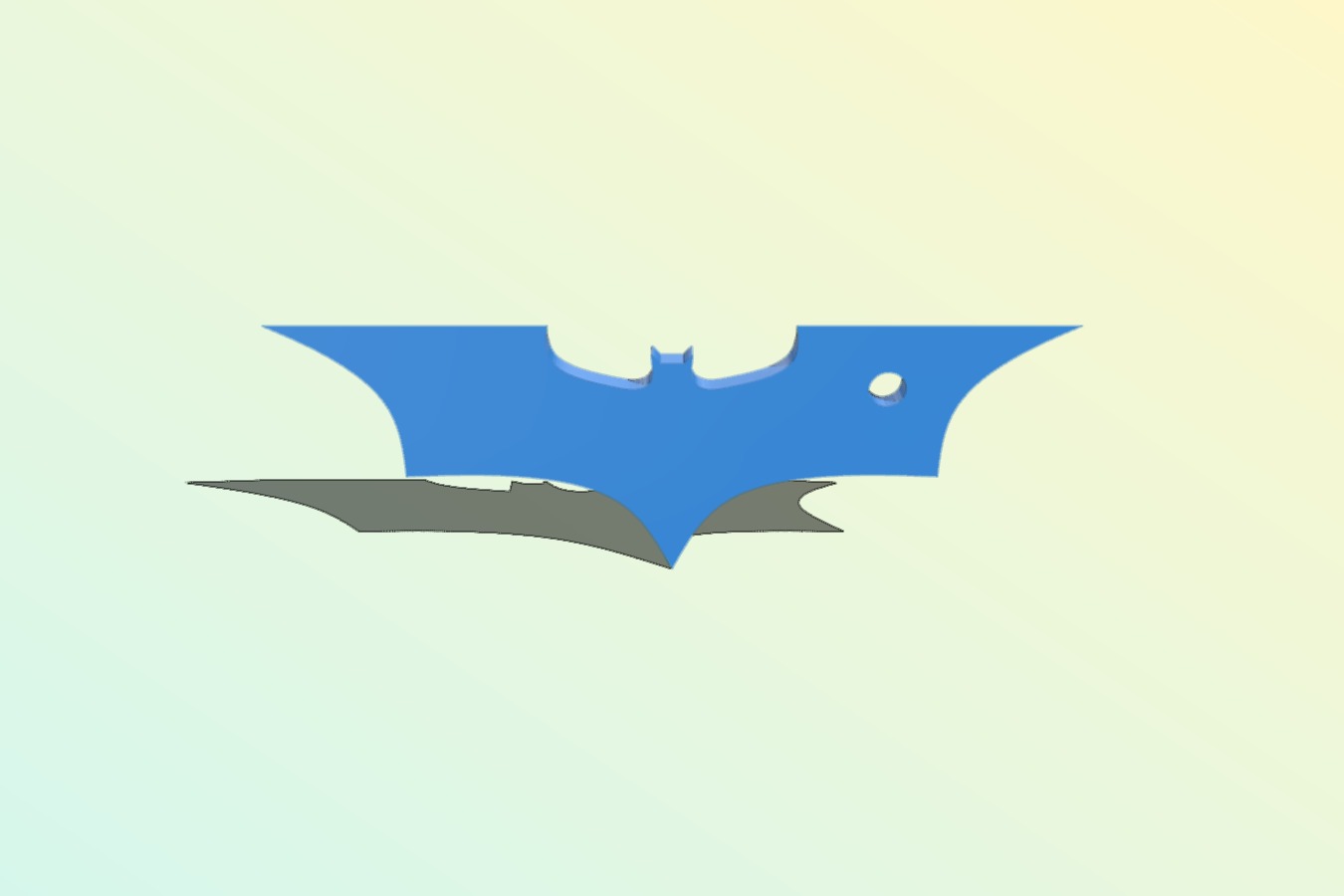 Batarang | Files to download and to 3D print for free - 3DPEA