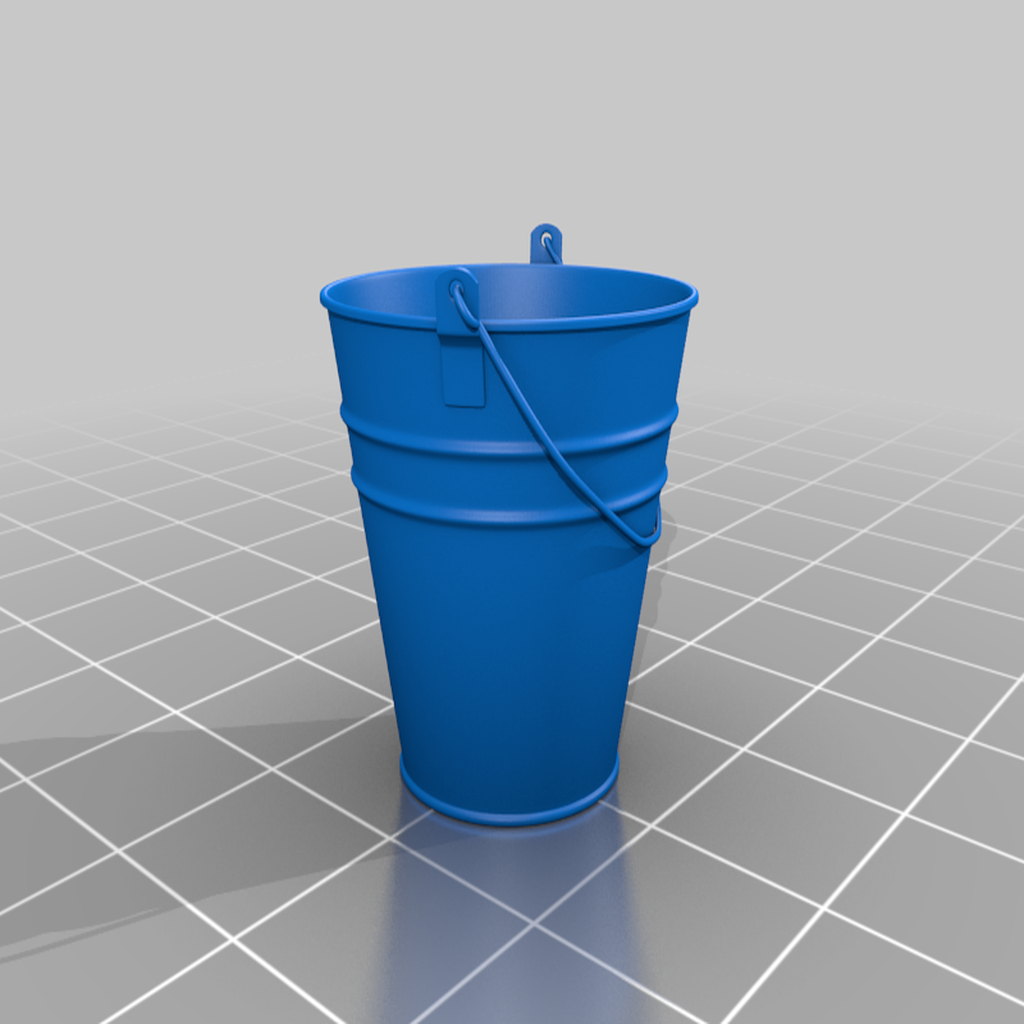 Old Steel Bucket - 3DPEA