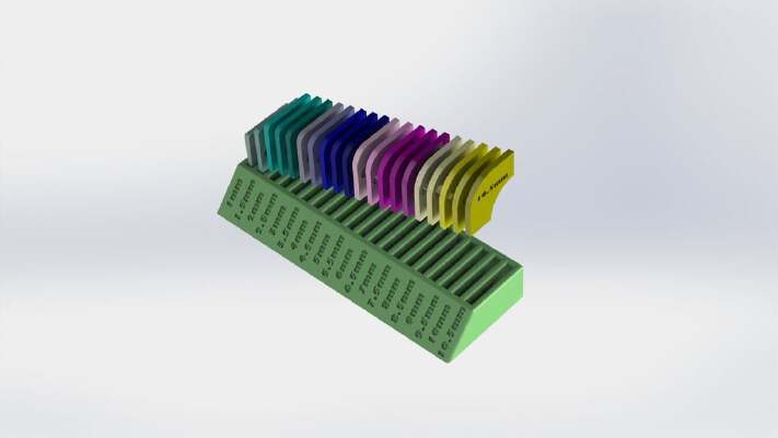 Radius guide for leather craft | Files to download and to 3D print for ...