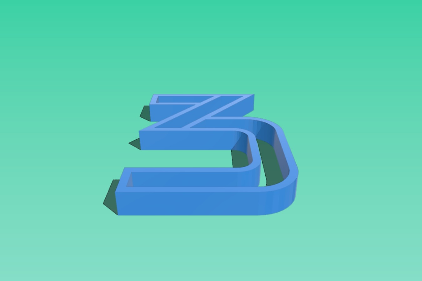 Typographic Clock - 3DPEA