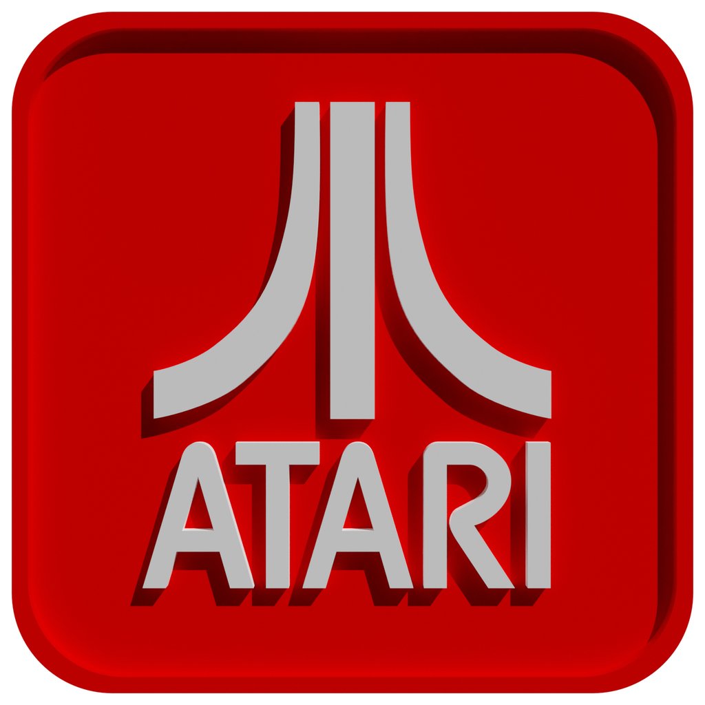 Atari Logo | Files to download and to 3D print for free - 3DPEA