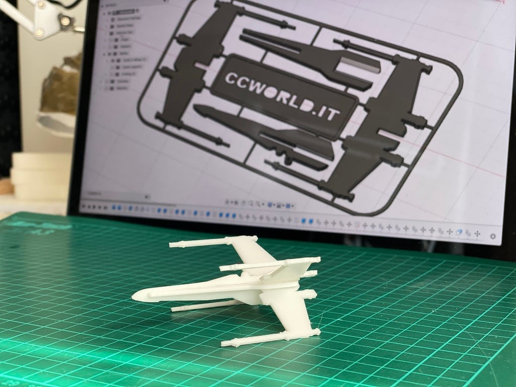 CCW Star Wars X-Wing kit card - 3dstl