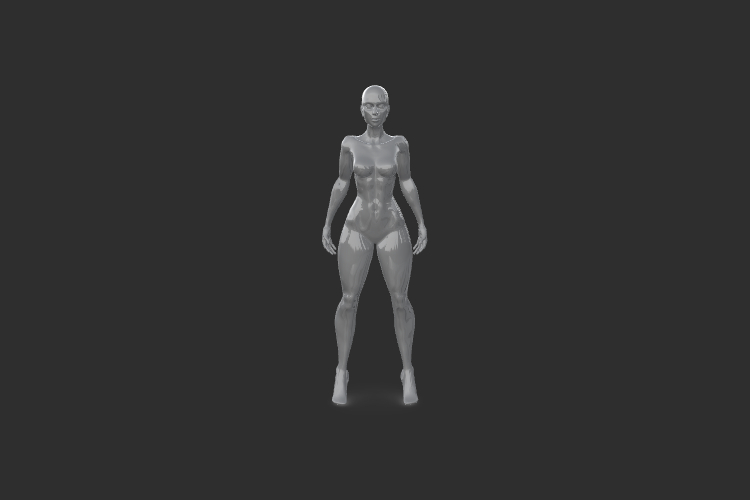 female body 3d model - 3dstl