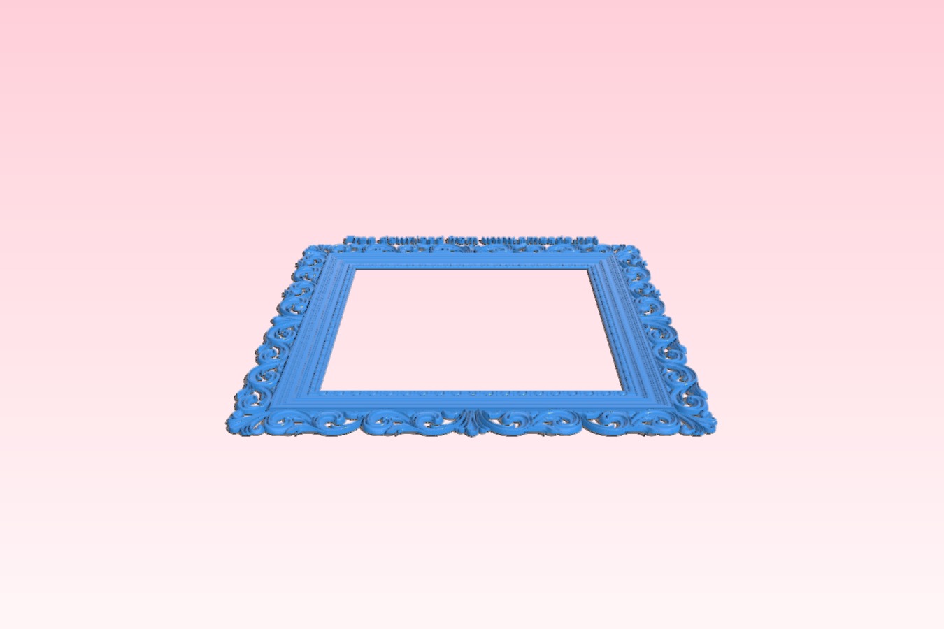 Picture frame or mirror | Files to download and to 3D print for free - 3DPEA