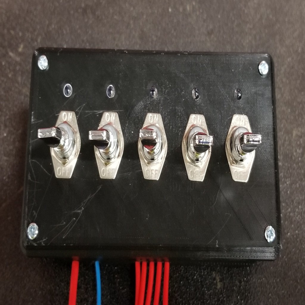 Toggle Switch Box | Files to download and to 3D print for free - 3DPEA