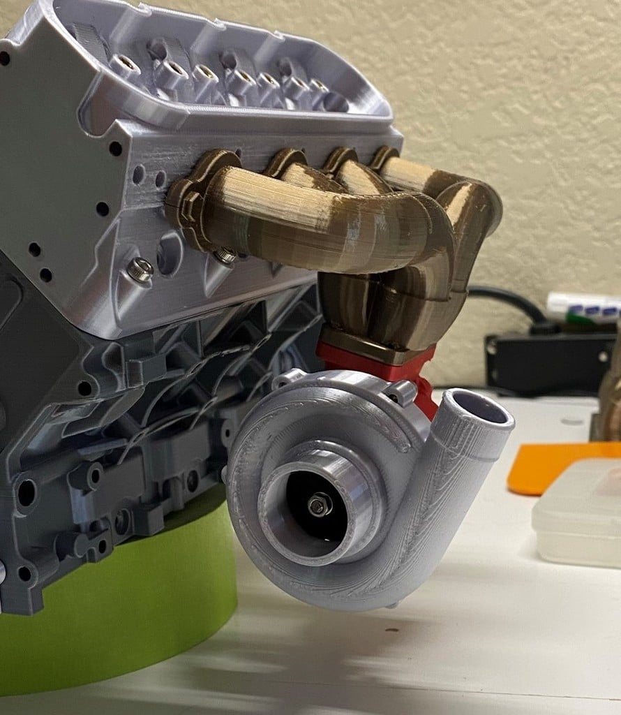 LS3 Twin Turbo Addon | Files to download and to 3D print for free - 3DPEA
