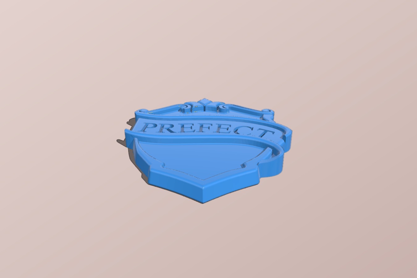 Hogwarts Prefect Badge - 3dstl