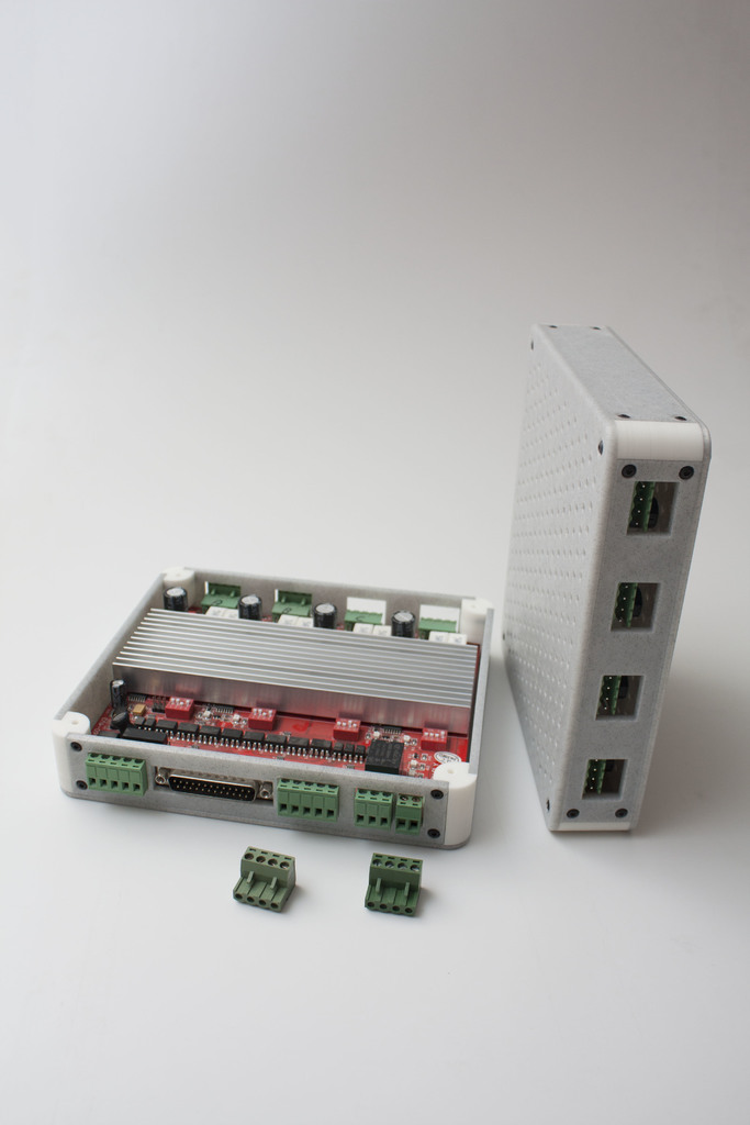 3D printed CNC controller case (TB6560-4V3 red) - 3dstl