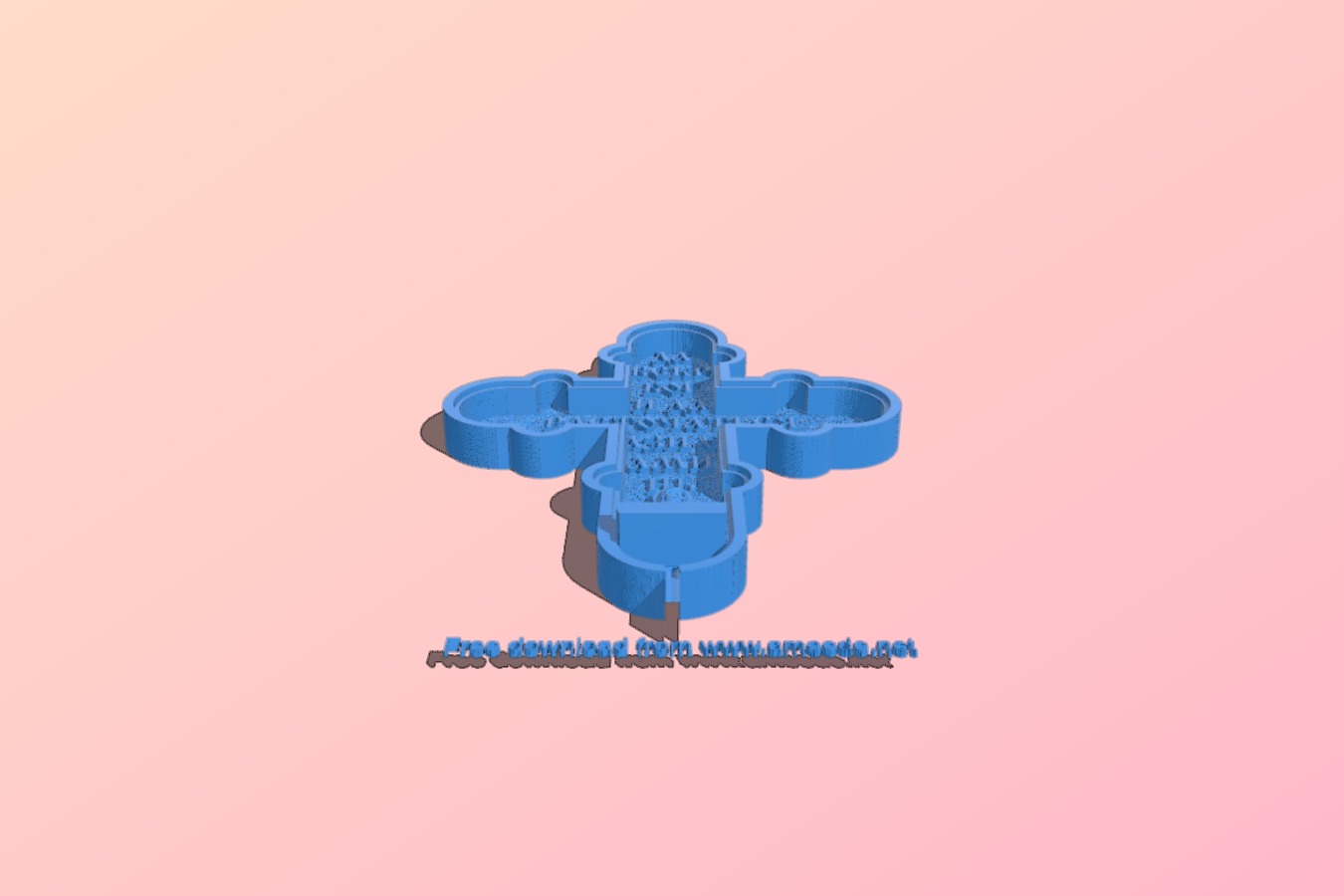 Cross pattern | Files to download and to 3D print for free - 3DPEA