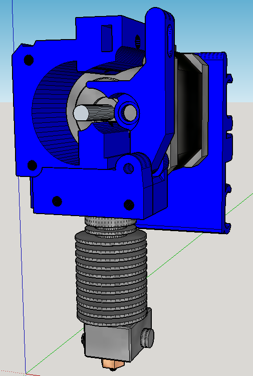 E3D V6 Single Direct Drive System - 3DPEA