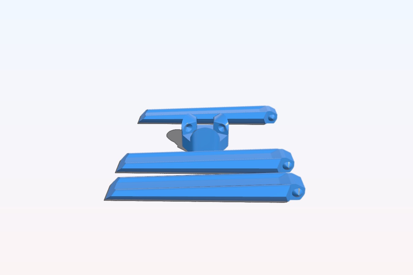 Separated legs and base for "Mini Tripods" by walter - 3DPEA