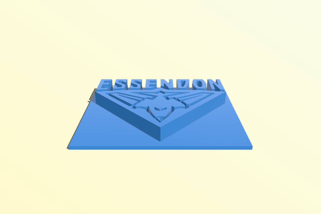 Essendon Logo - 3DPEA