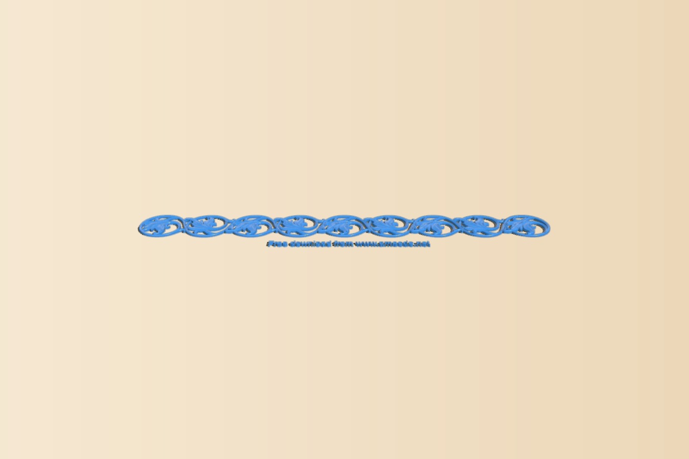 Pattern decor long design | Files to download and to 3D print for free - 3DPEA