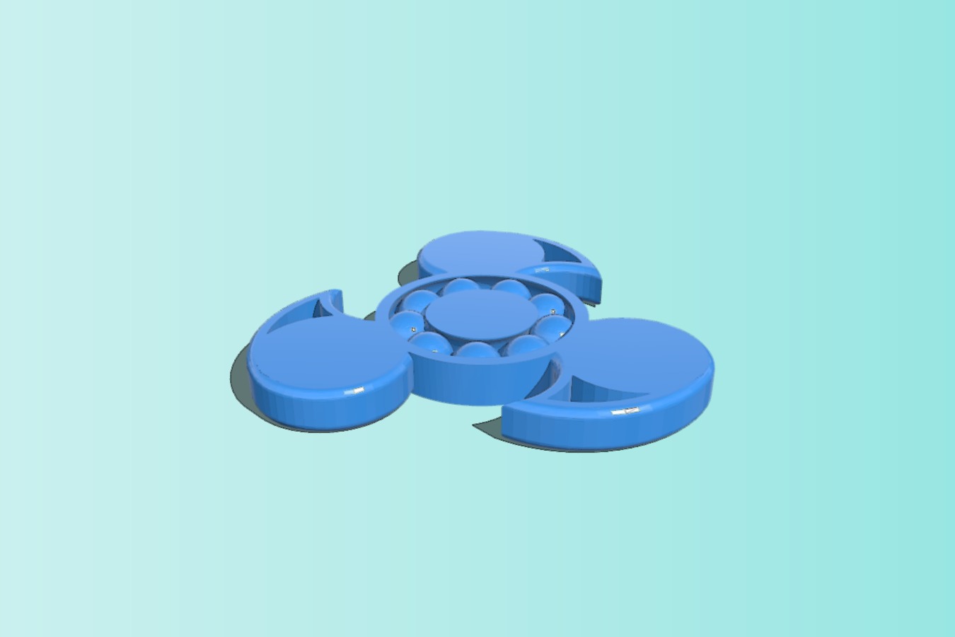 Fully 3d Printed Fidget Spinner - 3dstl
