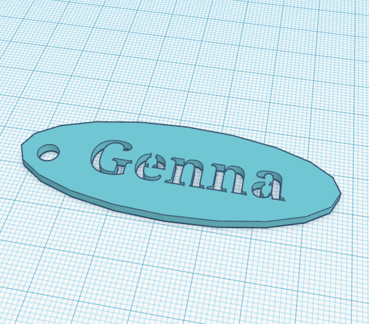 Genna Key Chain - 3DPEA