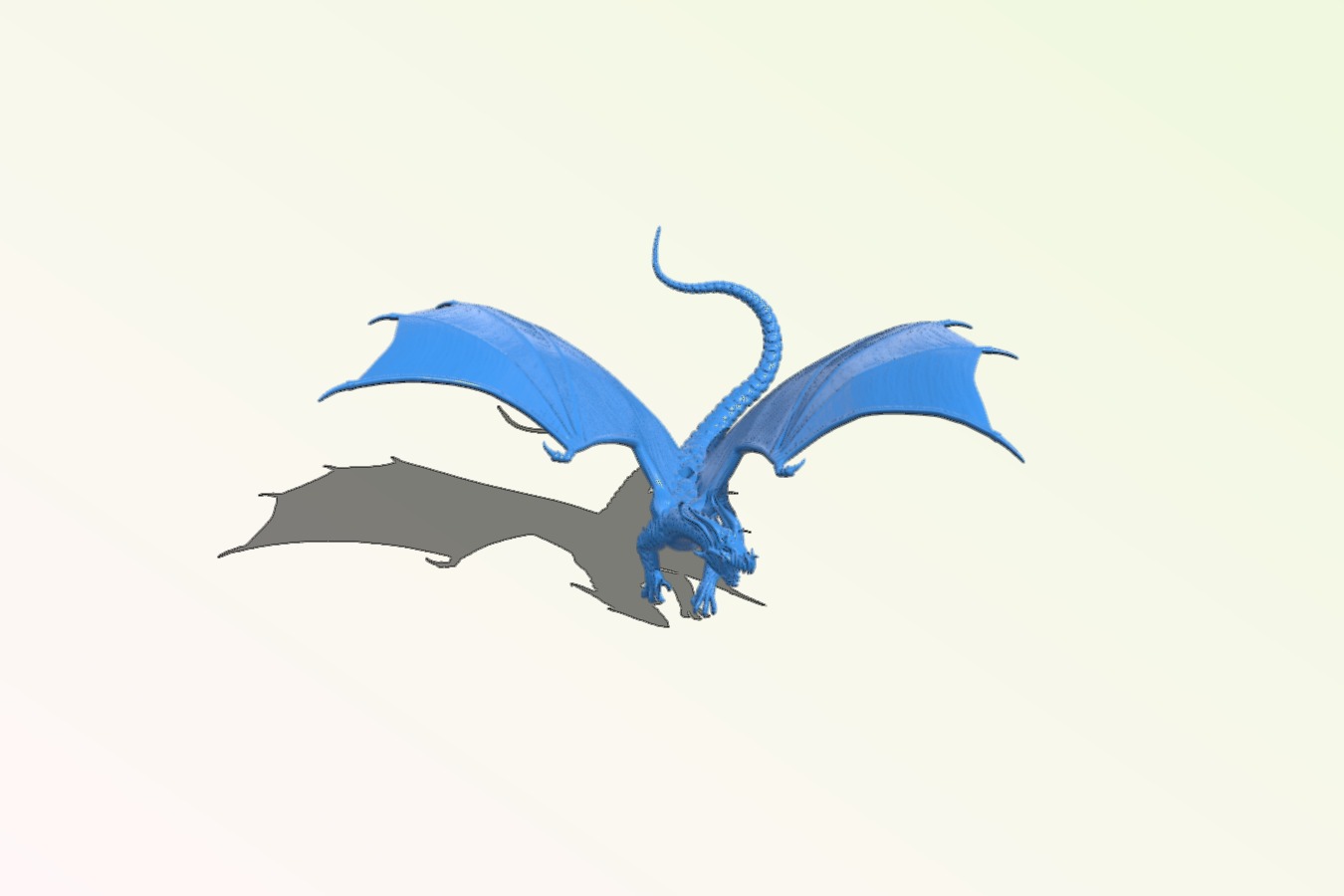 Dragon flying | Files to download and to 3D print for free - 3DPEA