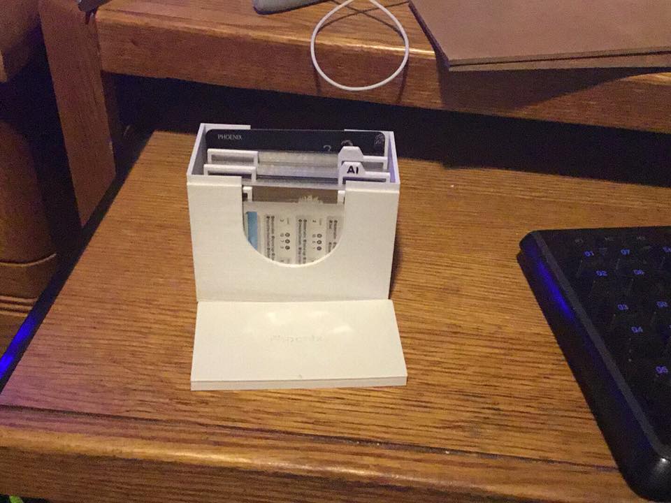 KDM Phoenix deck box with dividers - 3dstl