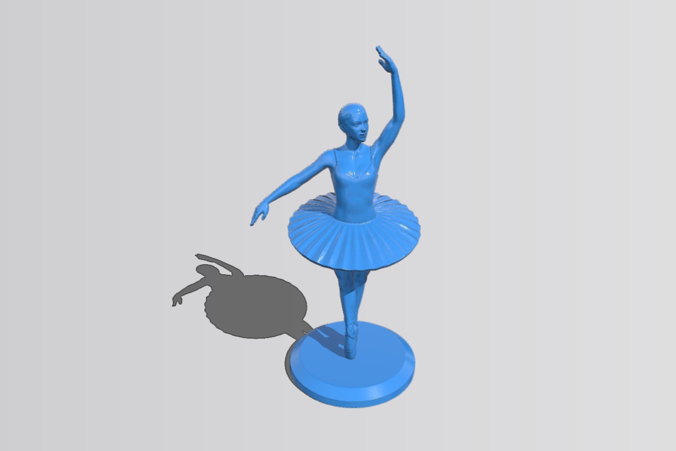 Bale dancing girl | Files to download and to 3D print for free - 3DPEA