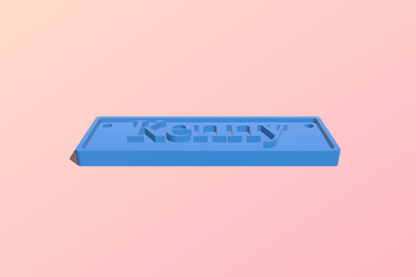 Kenny Name Tag Customizer | Files to download and to 3D print for free ...