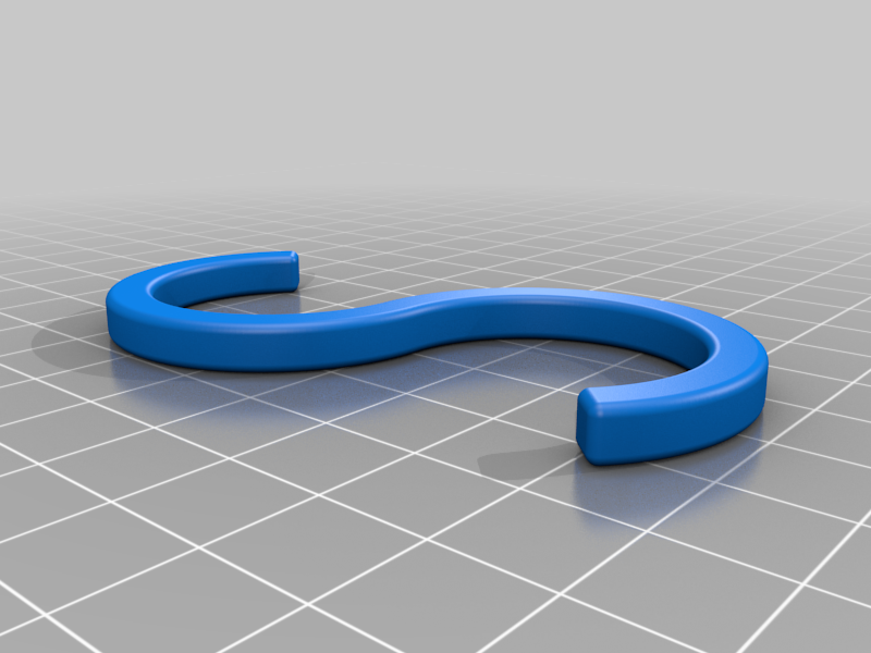 S Hook Haken | Files to download and to 3D print for free - 3DPEA