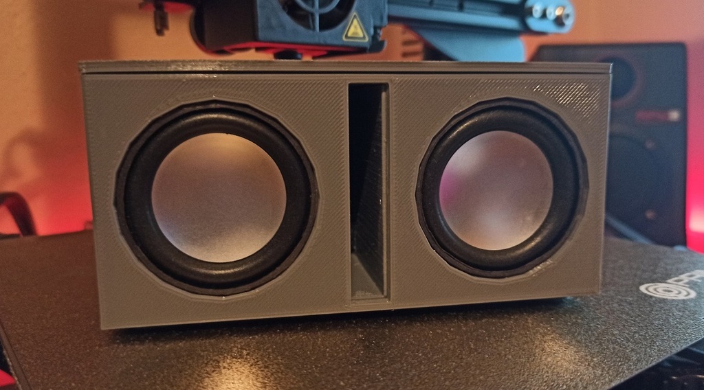 Mini Car Audio Subwoofer Style Enclosure - 3DPEA