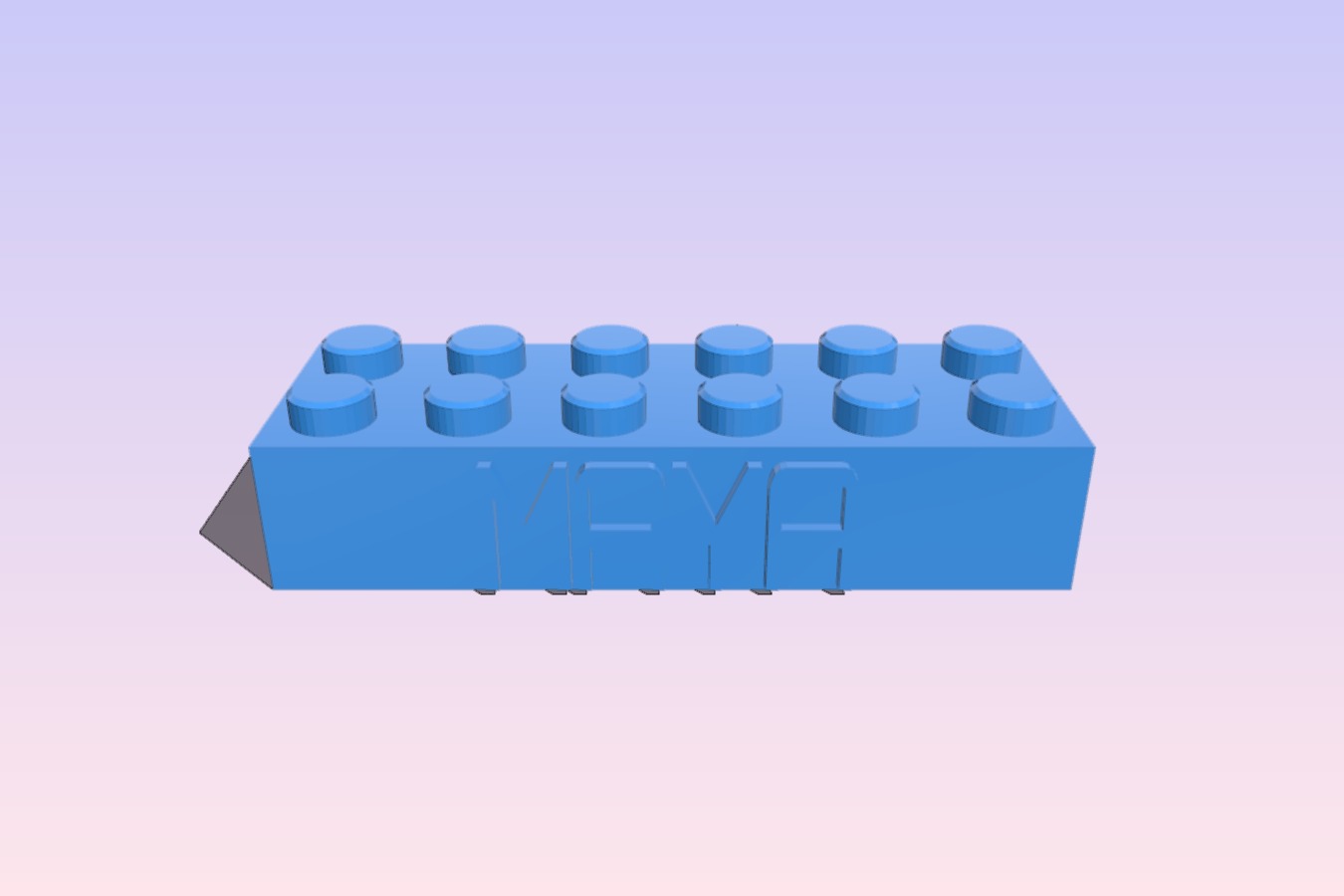 My Customized Lego Block - Maya - 3dstl