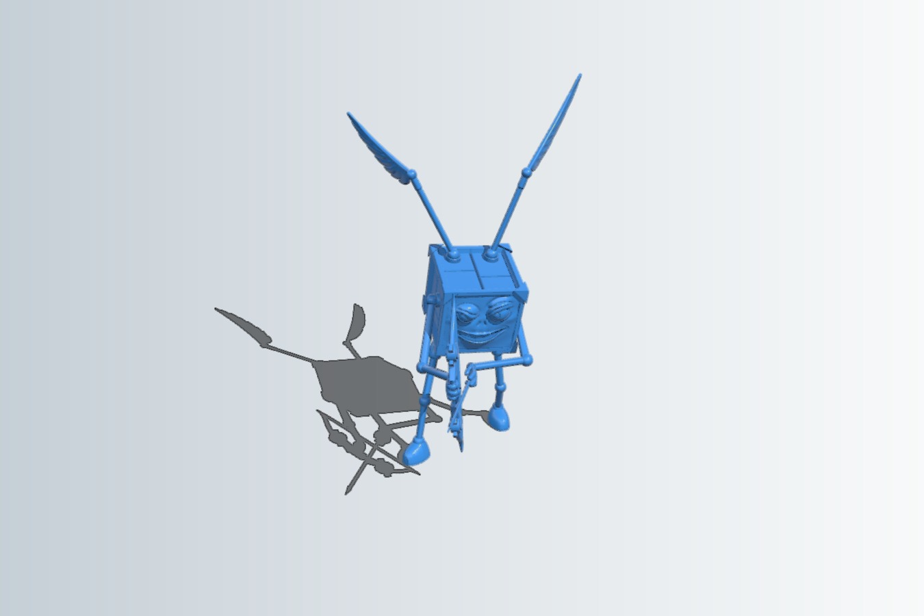 Modron – Quadrone – Geometric Warrior - 3dstl