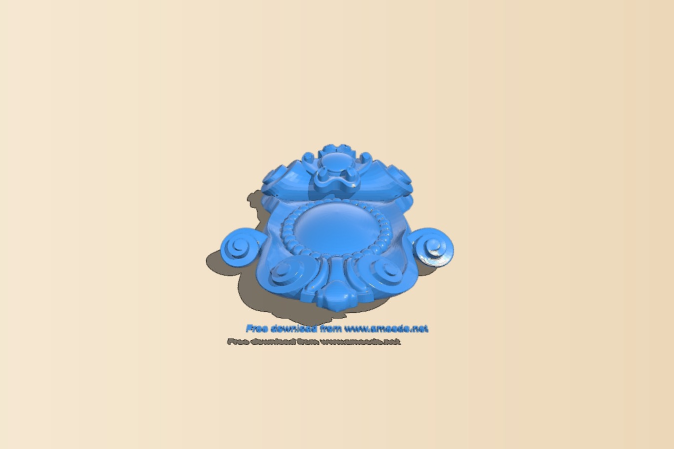 Pattern in the corner | Files to download and to 3D print for free - 3DPEA
