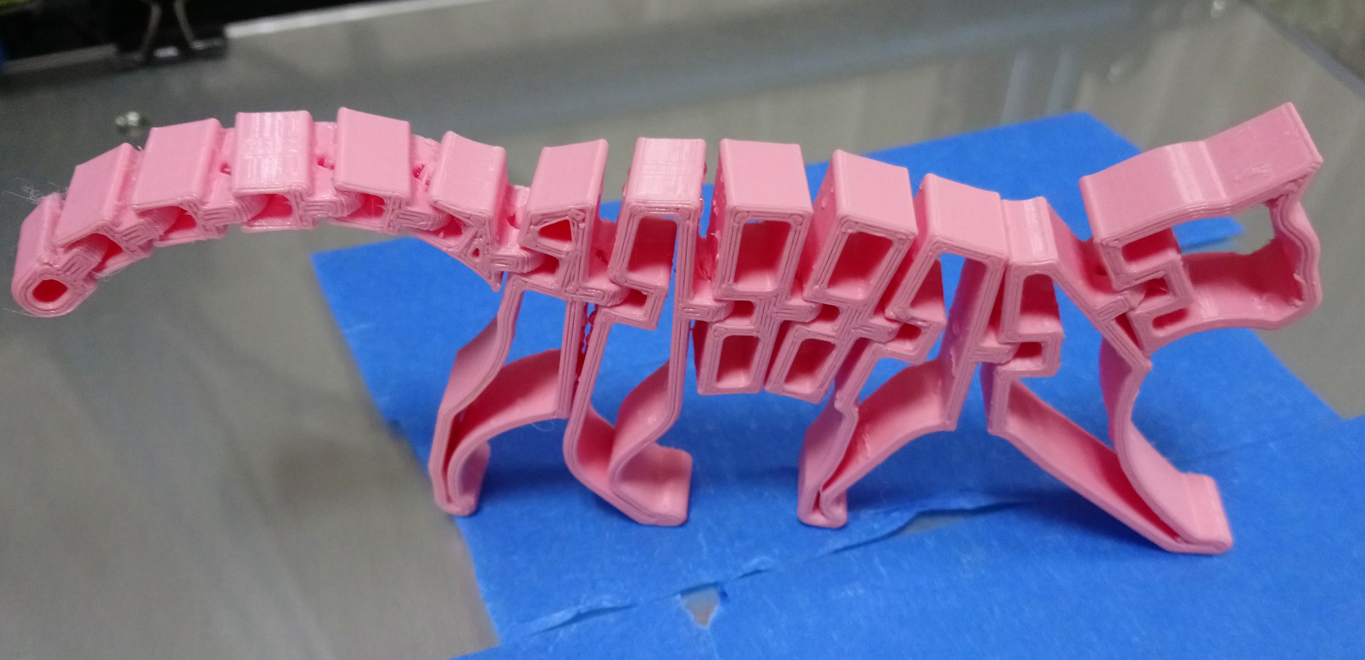 Hollow Flexi Cat | Files to download and to 3D print for free - 3DPEA