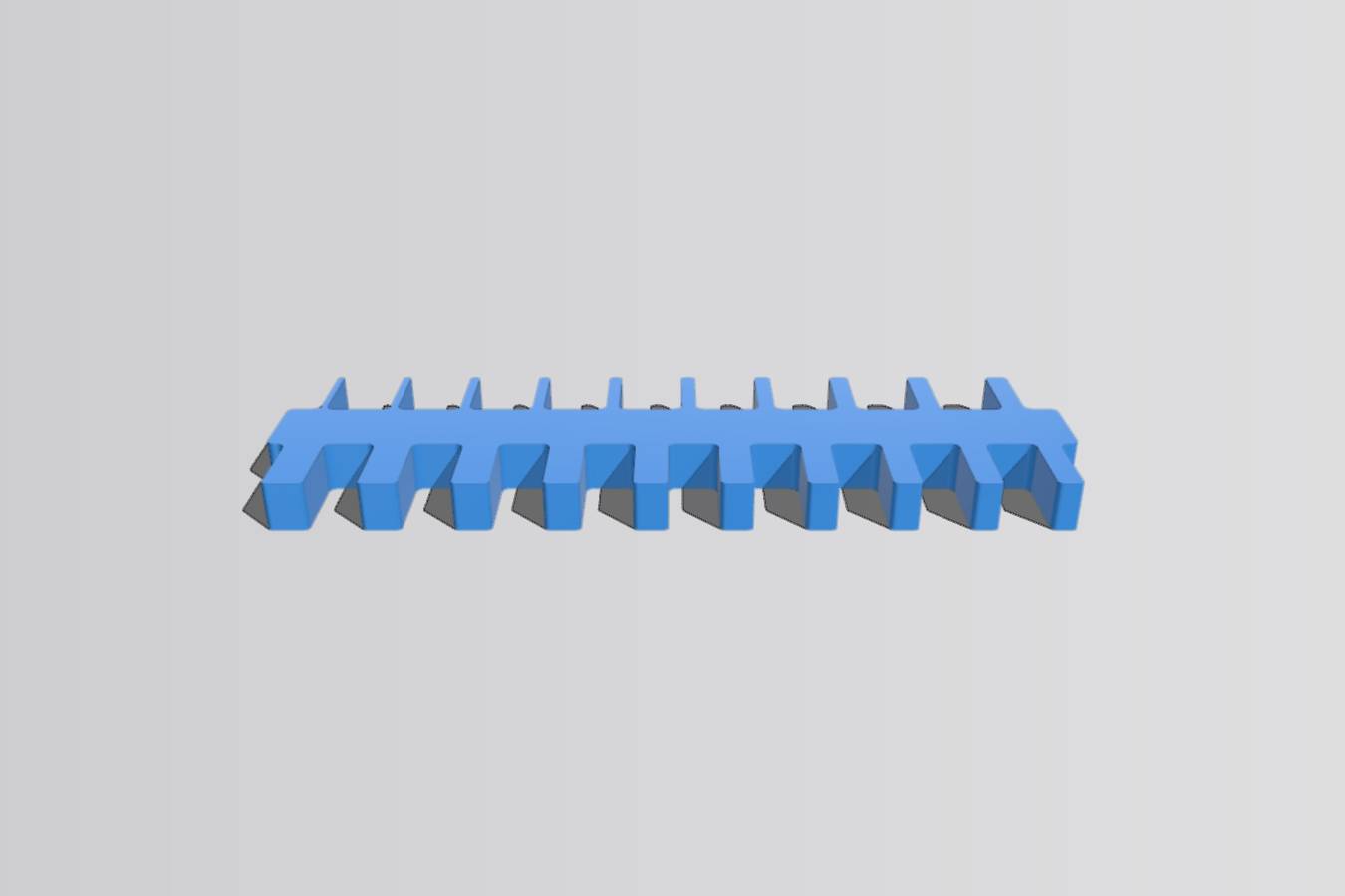 AMF Printer Calibration Comb - 3dstl