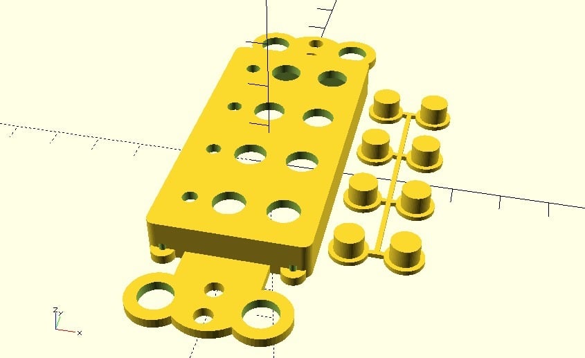 Decora 8 button wall switch - 3DPEA
