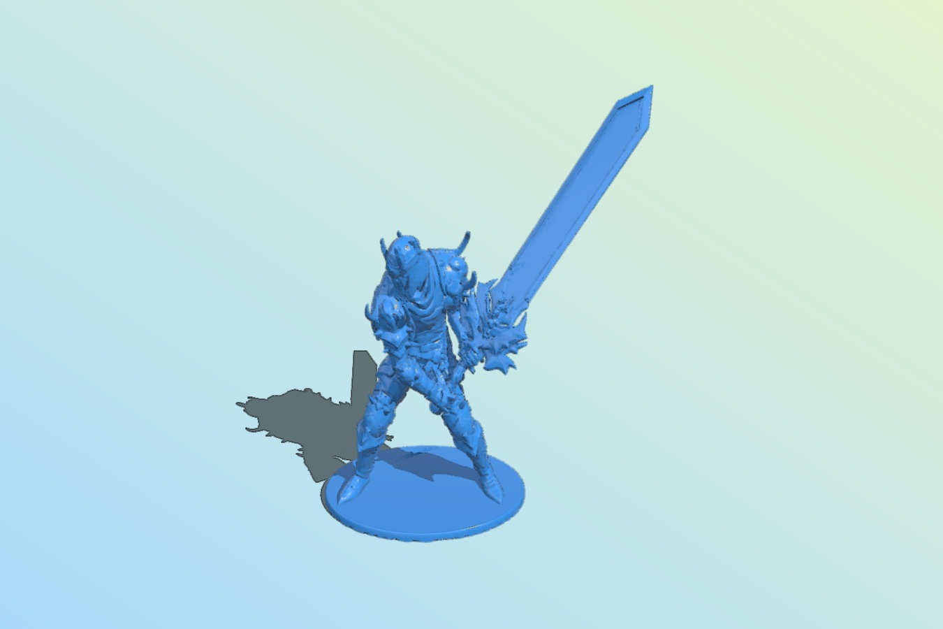 GW2 Guts Taichou -Warrior | Files to download and to 3D print for free ...