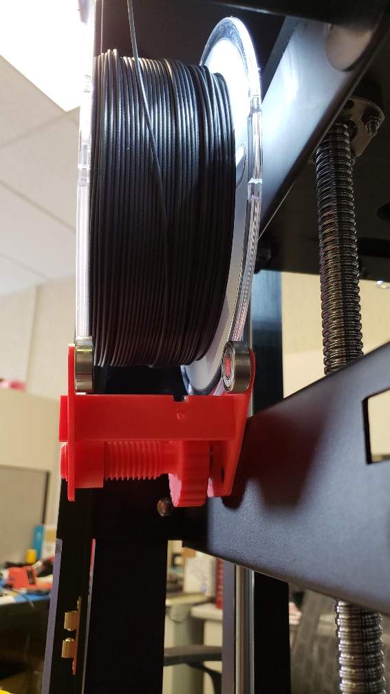 Adjustable Mountable Filament Spooler for Raise3D N2_N2+ - 3dstl