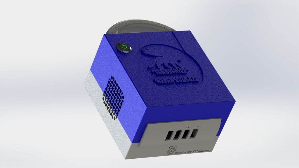 Raspberry Pi 4 Gamecube Inspired Case | Files to download and to 3D ...