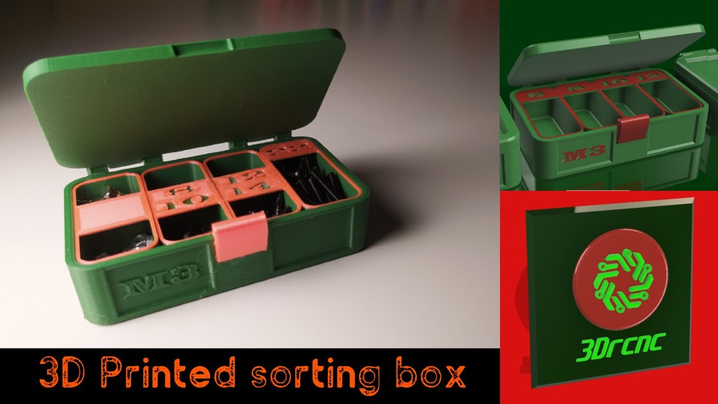 Storage_Sorting Box for Nuts, Bolts and More! (600 000 combinations) - 3DPEA