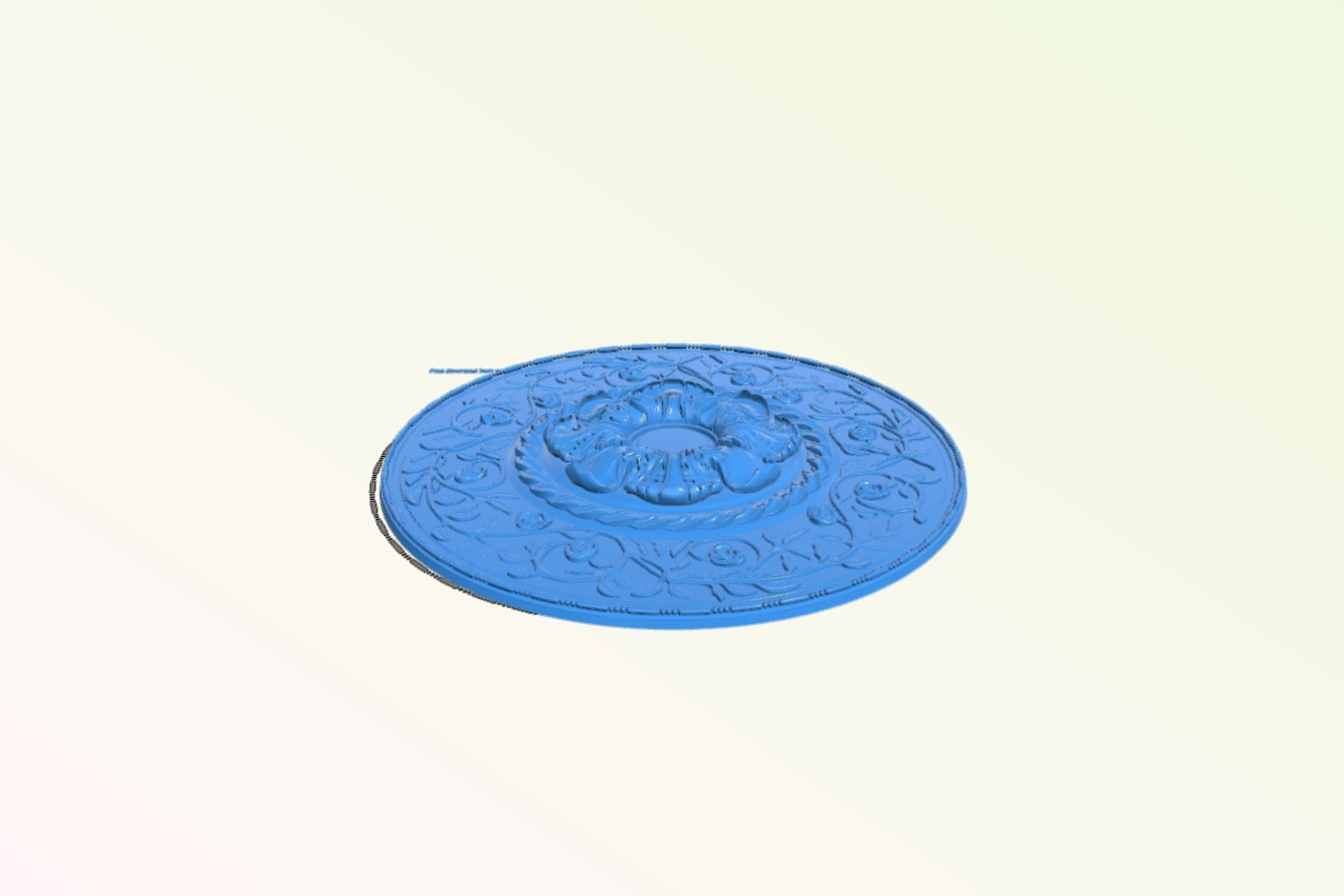 Circular disk pattern | Files to download and to 3D print for free - 3DPEA