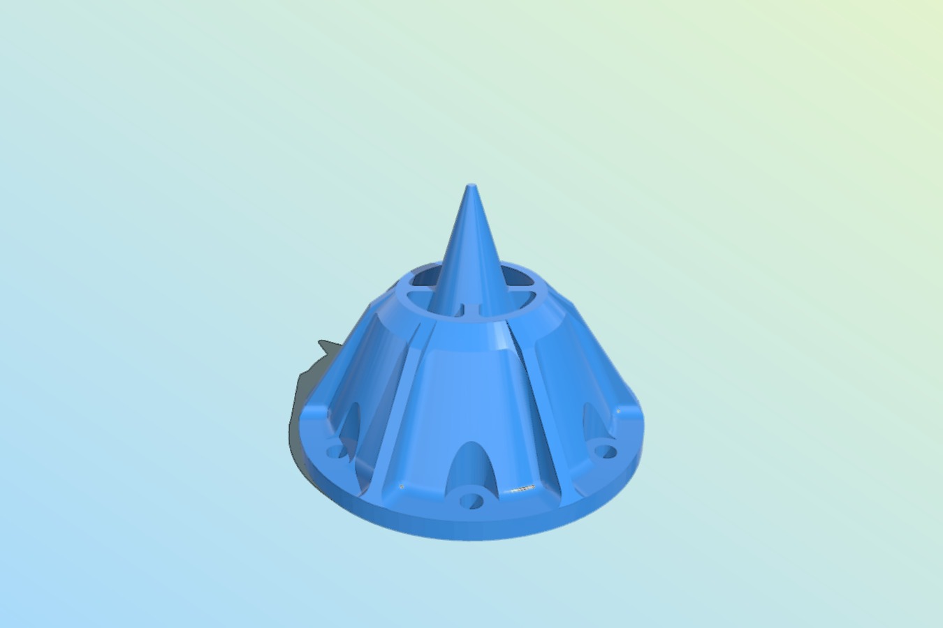 Aerospike Rocket Nozzle V2 | Files to download and to 3D print for free ...