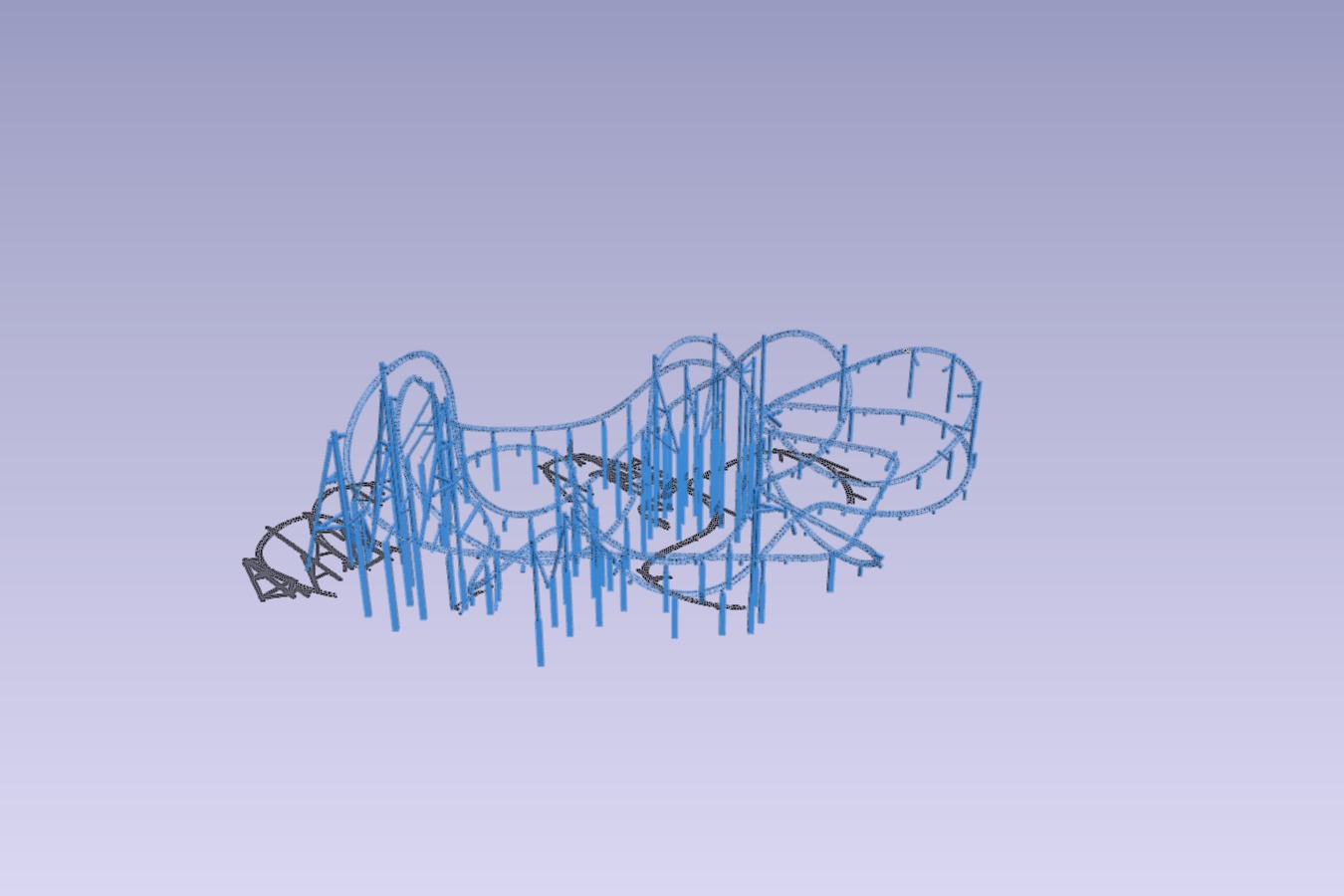 Gaia Roller Coaster - 3DPEA
