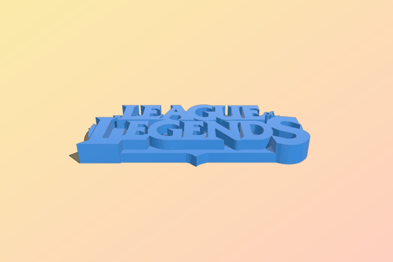 League of Legends Symbol | Files to download and to 3D print for free ...