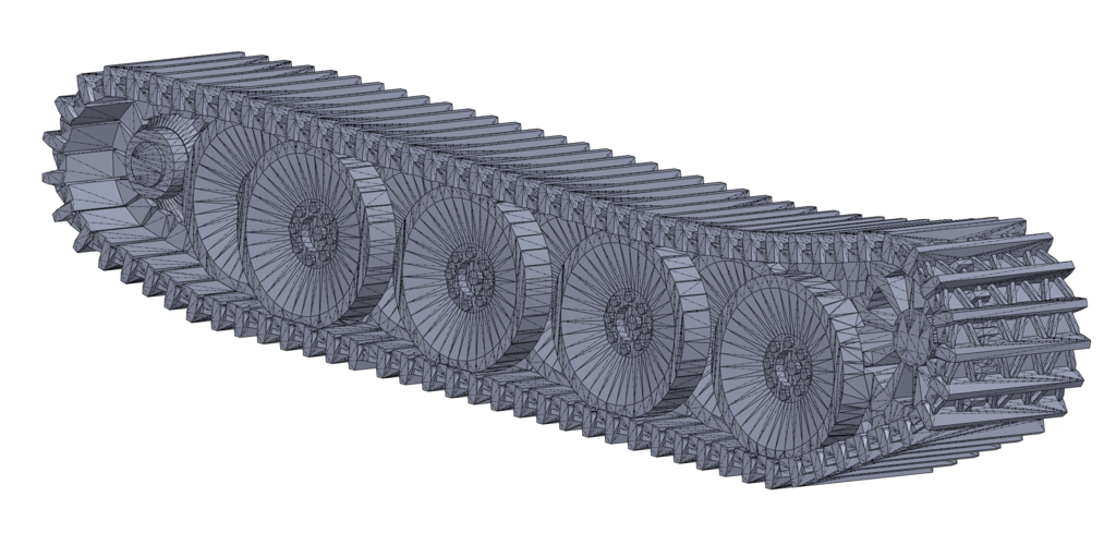 Tiger I track remix - 3DPEA