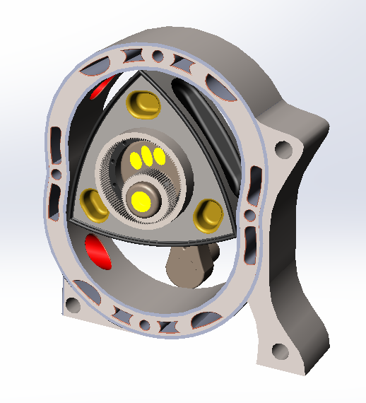 Wankel Rotary Engine - 3dstl