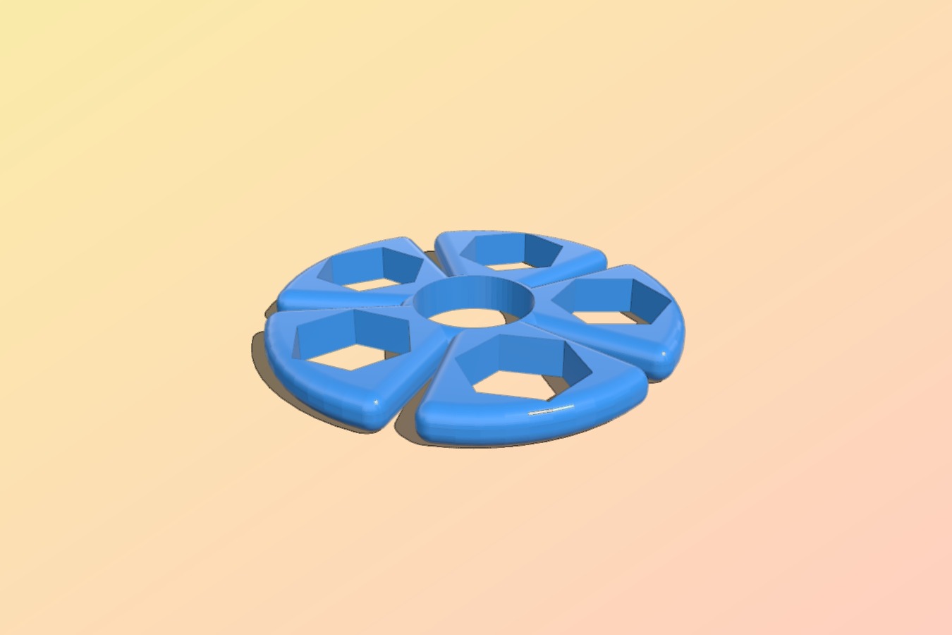 5 nut spinner - 3DPEA
