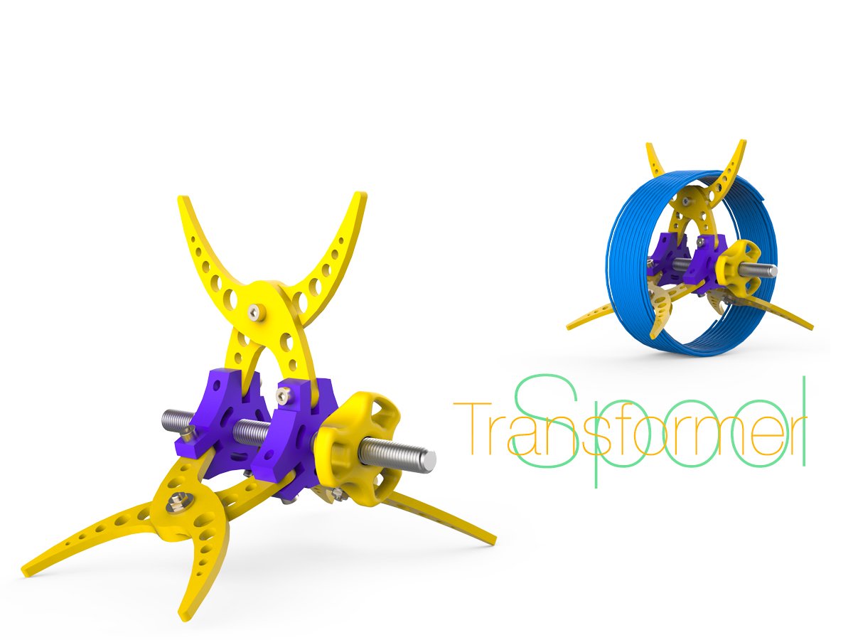 Spool transformer | Files to download and to 3D print for free - 3DPEA