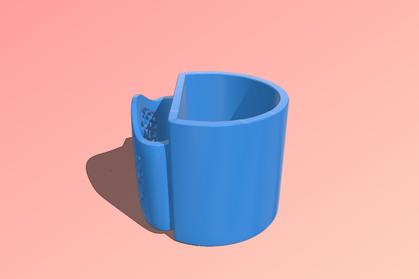Coffee and cookie cup | Files to download and to 3D print for free - 3DPEA