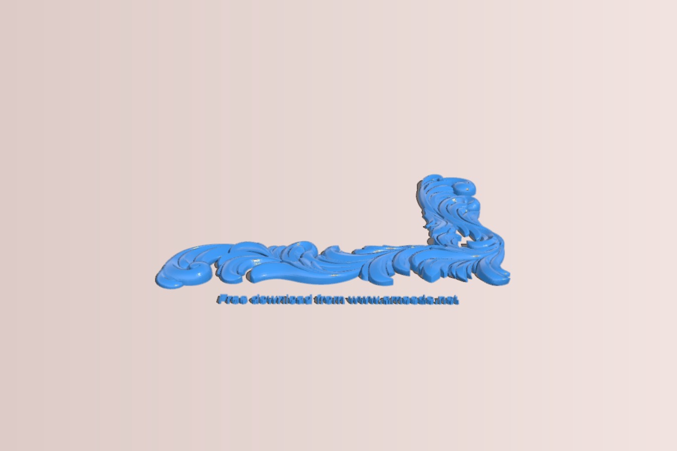 Pattern in the corner | Files to download and to 3D print for free - 3DPEA