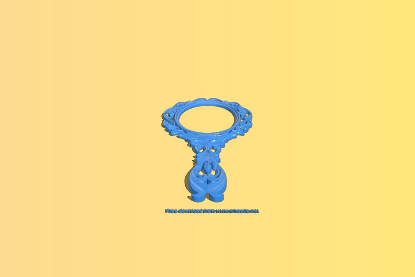 Mirror frame pattern | Files to download and to 3D print for free - 3DPEA