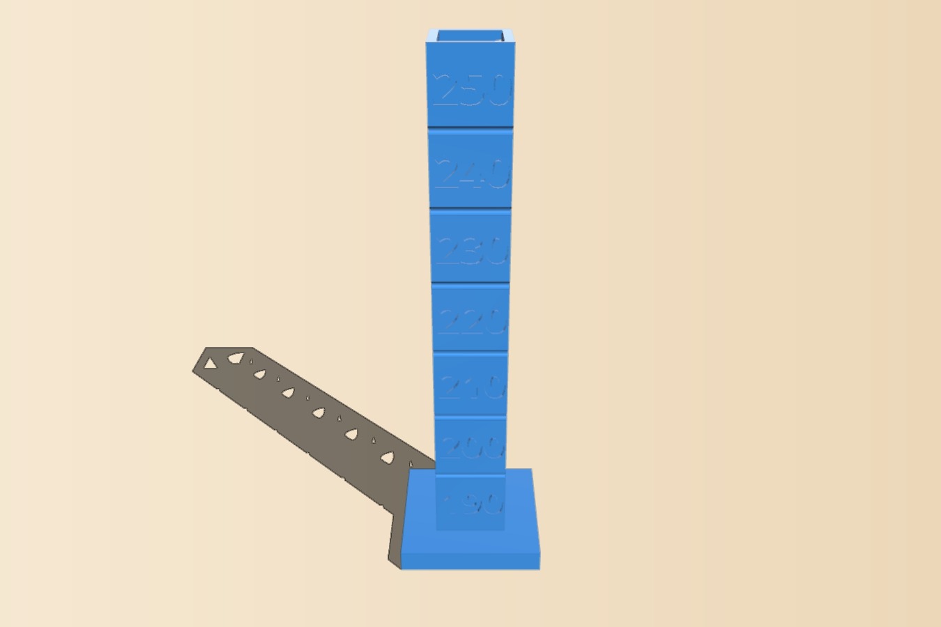 My Customized Temp Calibration Tower - 3DPEA