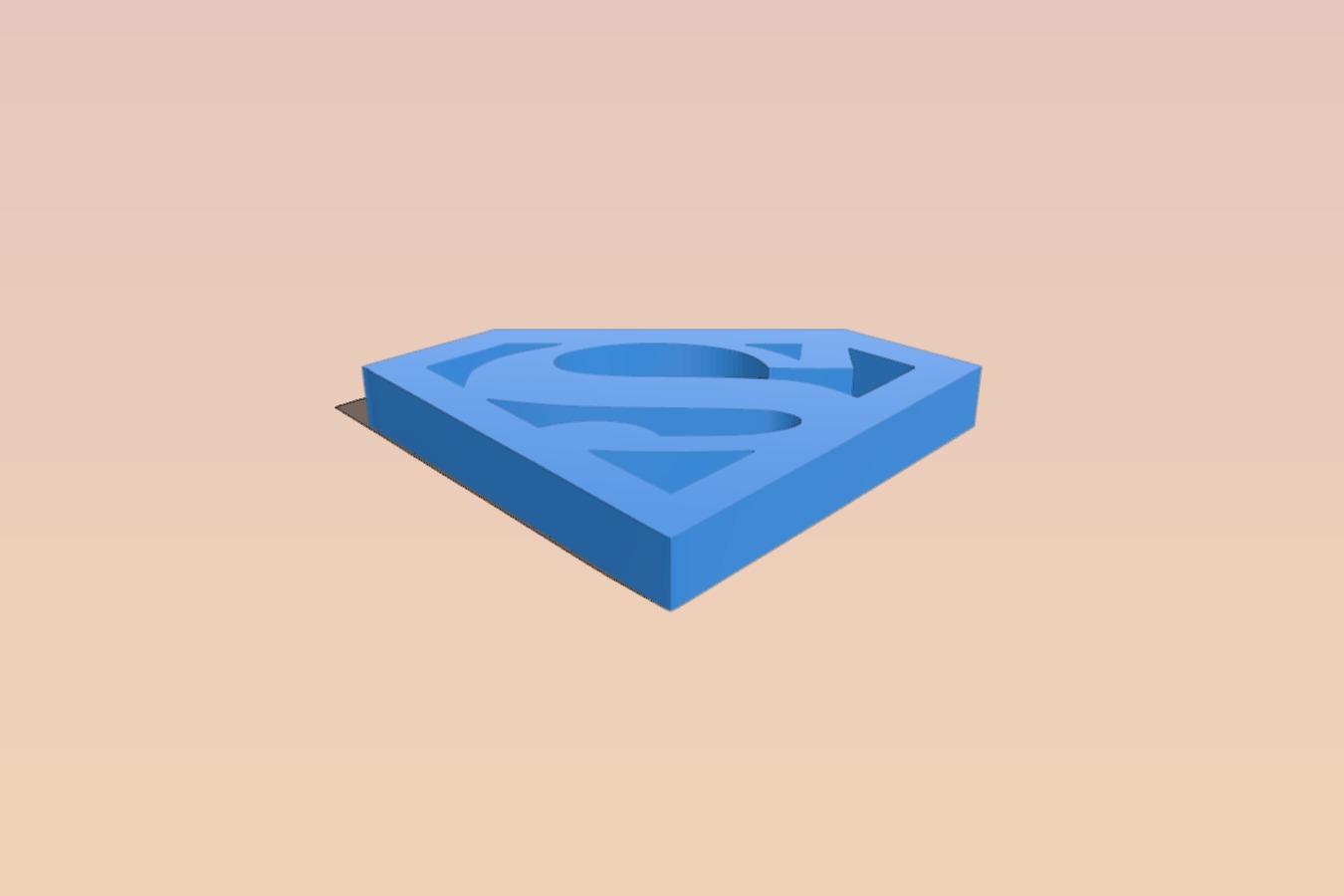 Superman Logo - 3DPEA